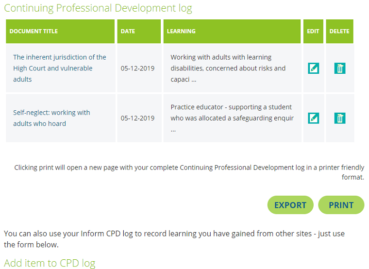 New Social Work England requirements: how CC Inform’s CPD log can help ...